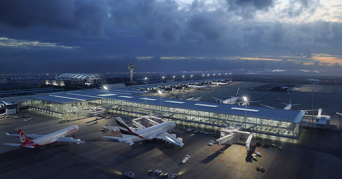 Erweiterung Terminal 1 - Flughafen München