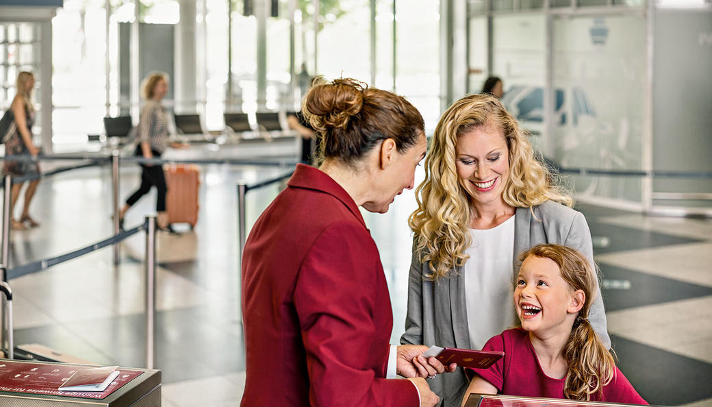 Check-in am Airport - Flughafen München