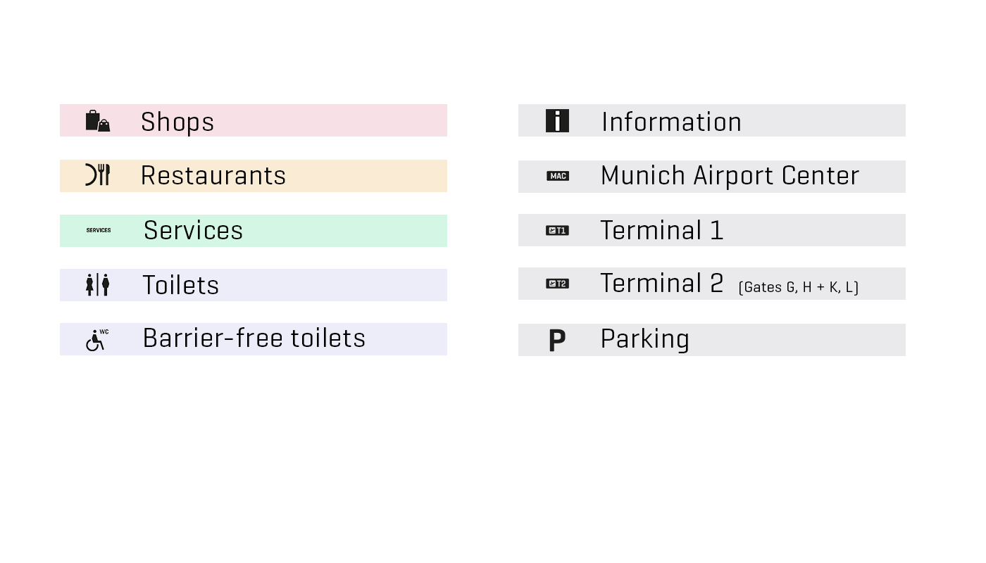 Airport map | Digital map - Munich Airport