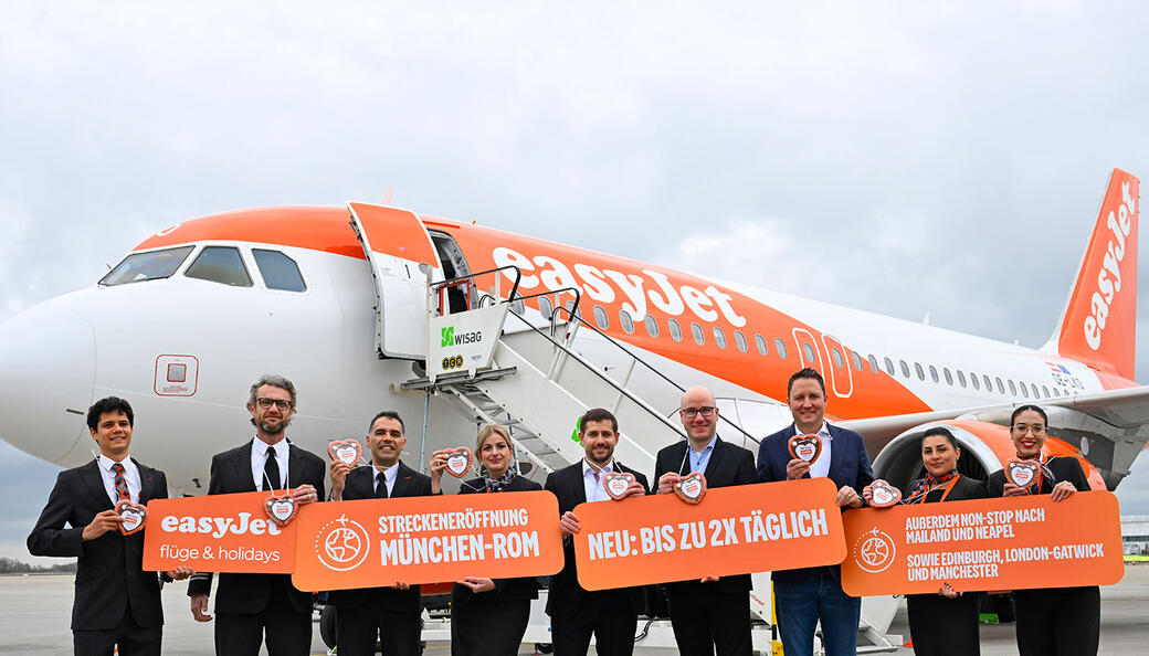 Presse: easyJet baut Angebot ab München aus - Flughafen München