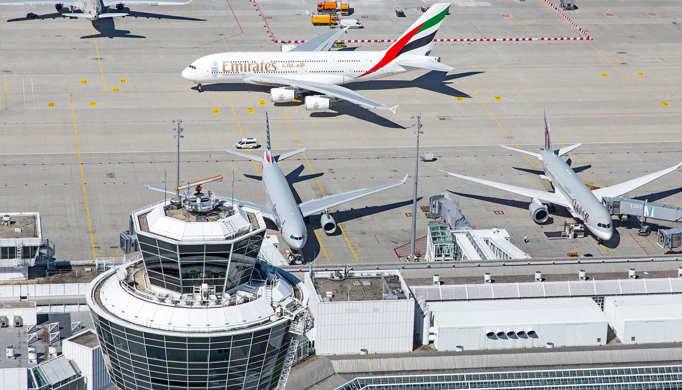 Apron Controller im Tower - Flughafen München